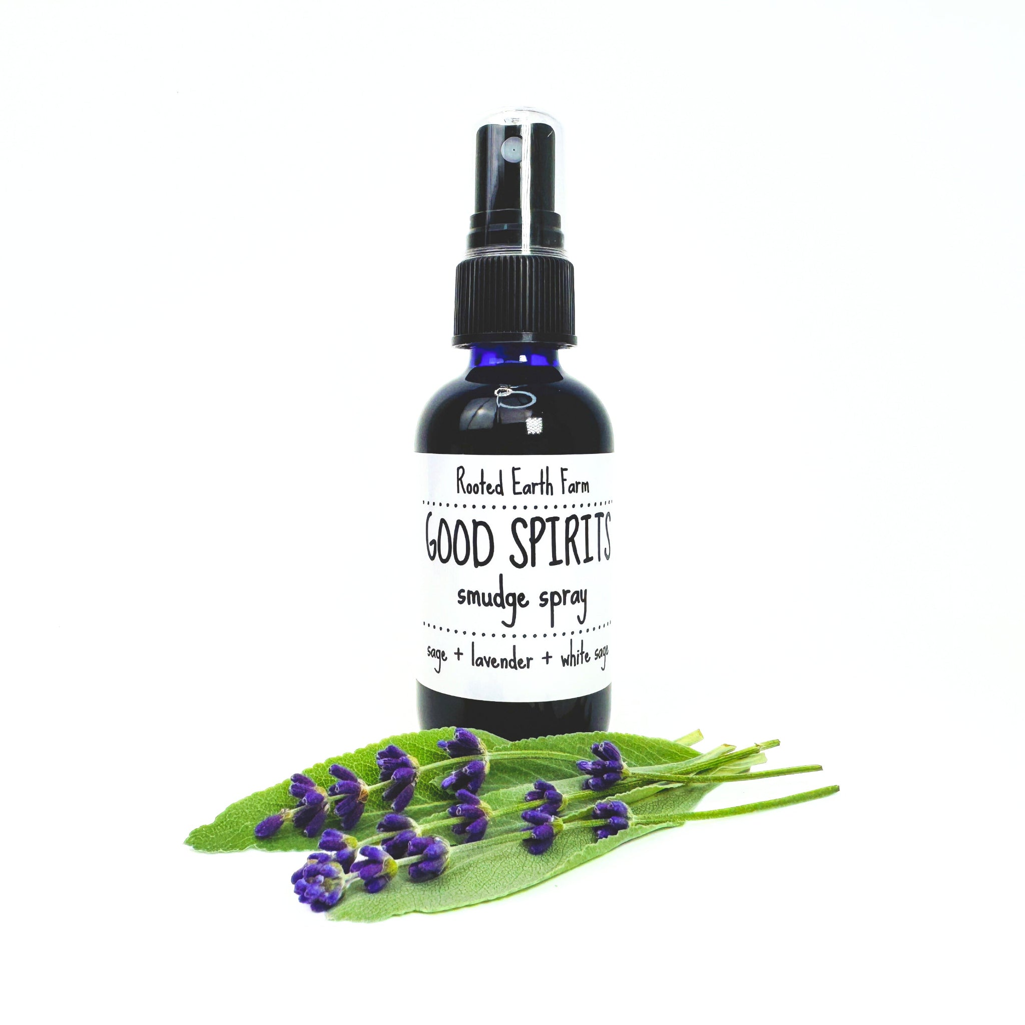 Good Spirits Smudge Spray - Herbal Aura Cleansing Mist – Rooted Earth ...