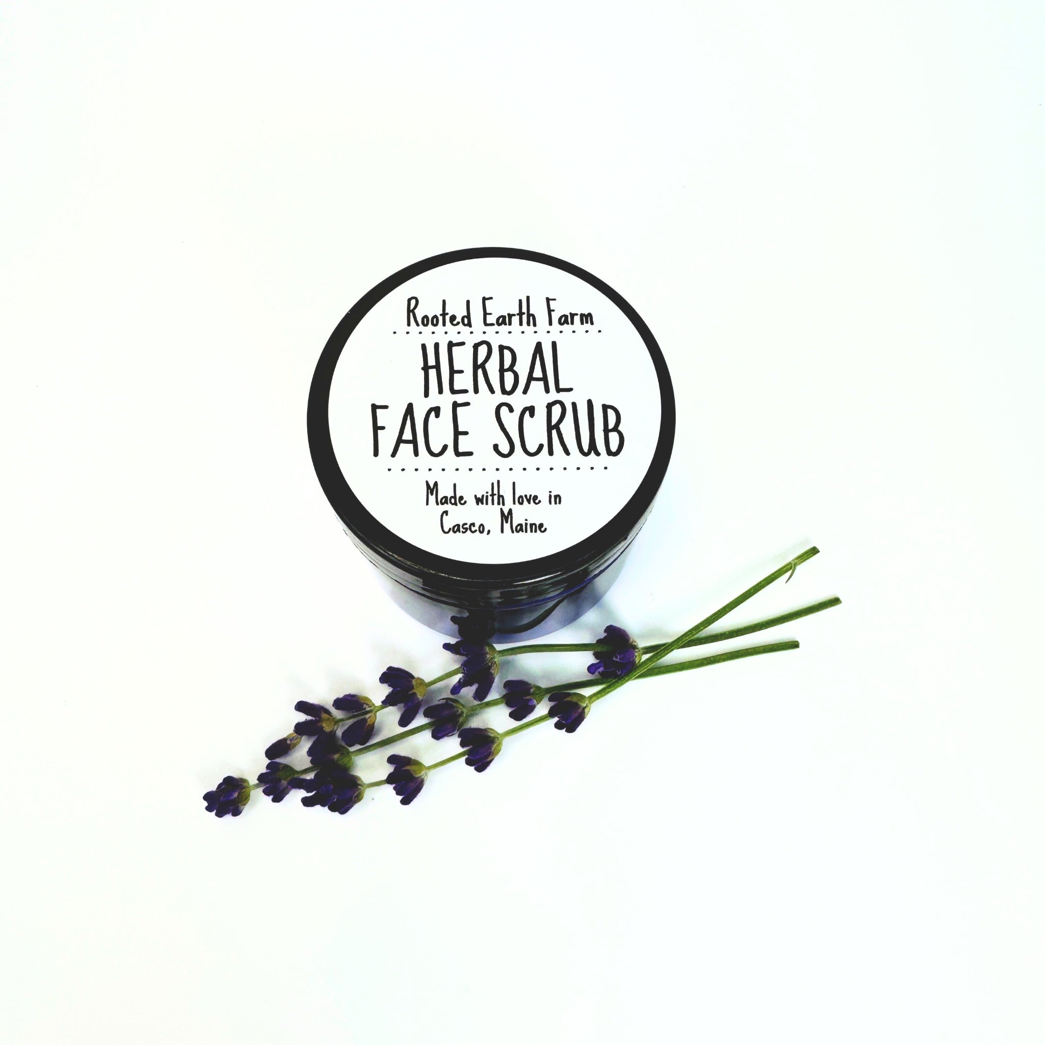 Herbal Face Scrub - Natural Facial Exfoliator – Rooted Earth Farm ...