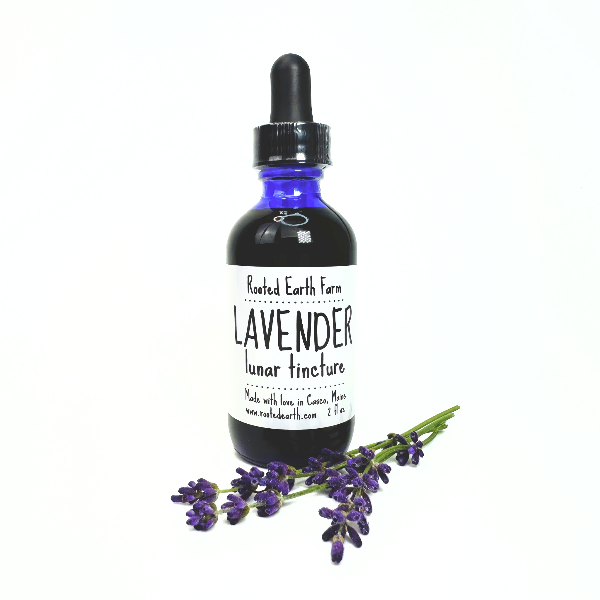 Lavender Tincture - Gluten-Free Extract – Rooted Earth Farm + Apothecary