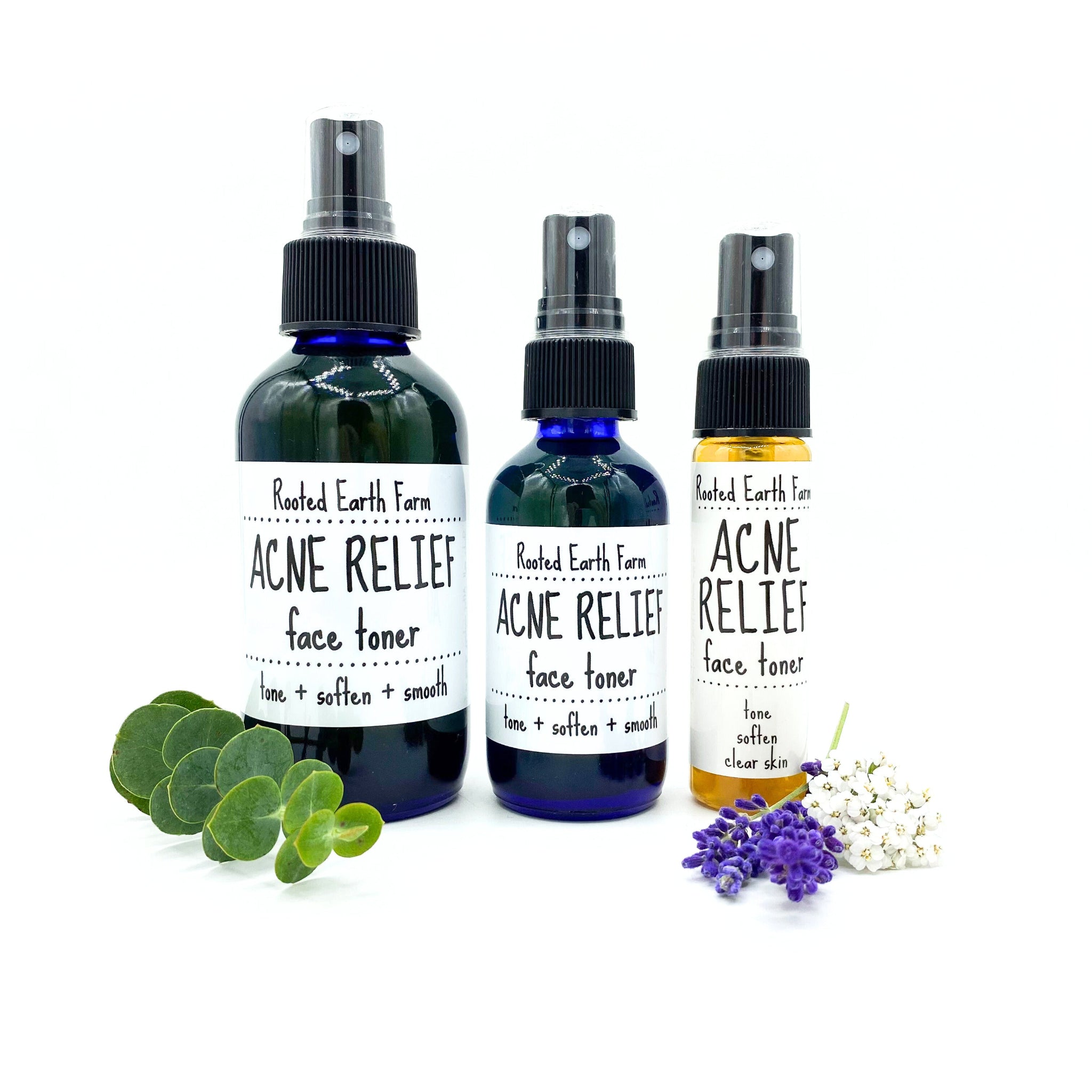 Acne Relief Face Toner - Plant Based Mist for Clear Skin – Rooted Earth ...