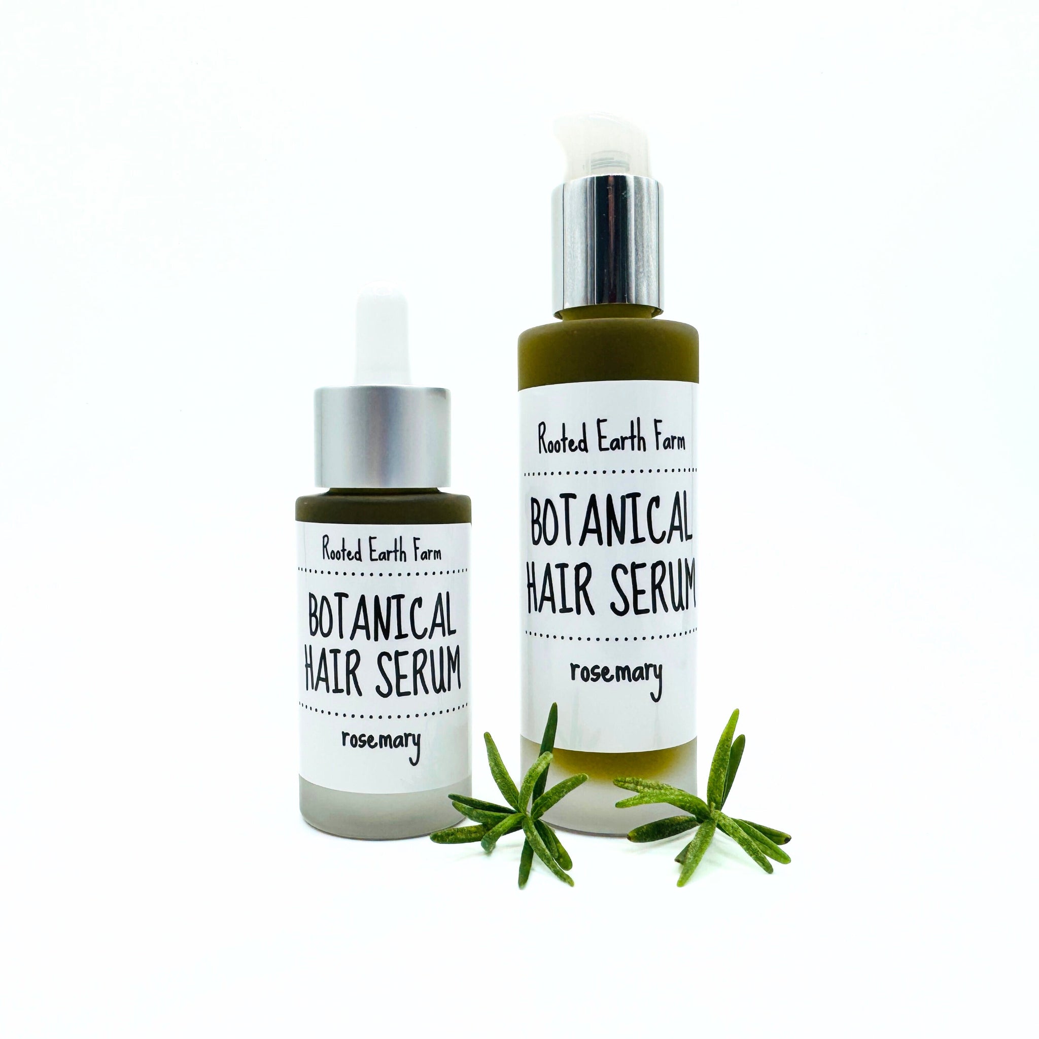 Botanical Hair Serum - Natural Herbal Infused Serum – Rooted Earth Farm ...