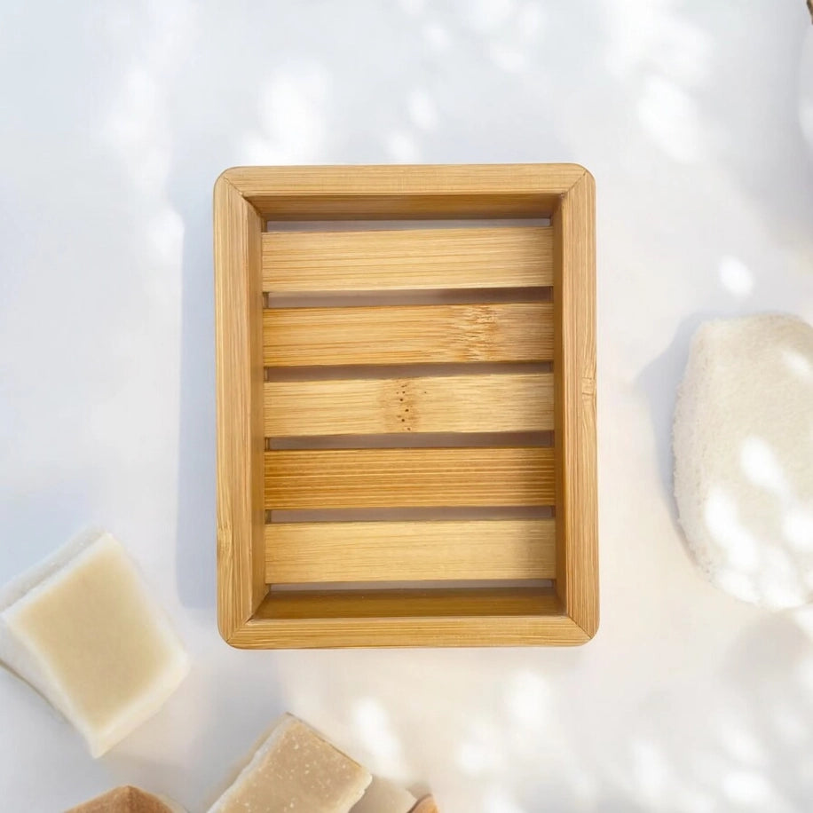 Deep Slotted Bamboo Soap Tray – Rooted Earth Farm + Apothecary
