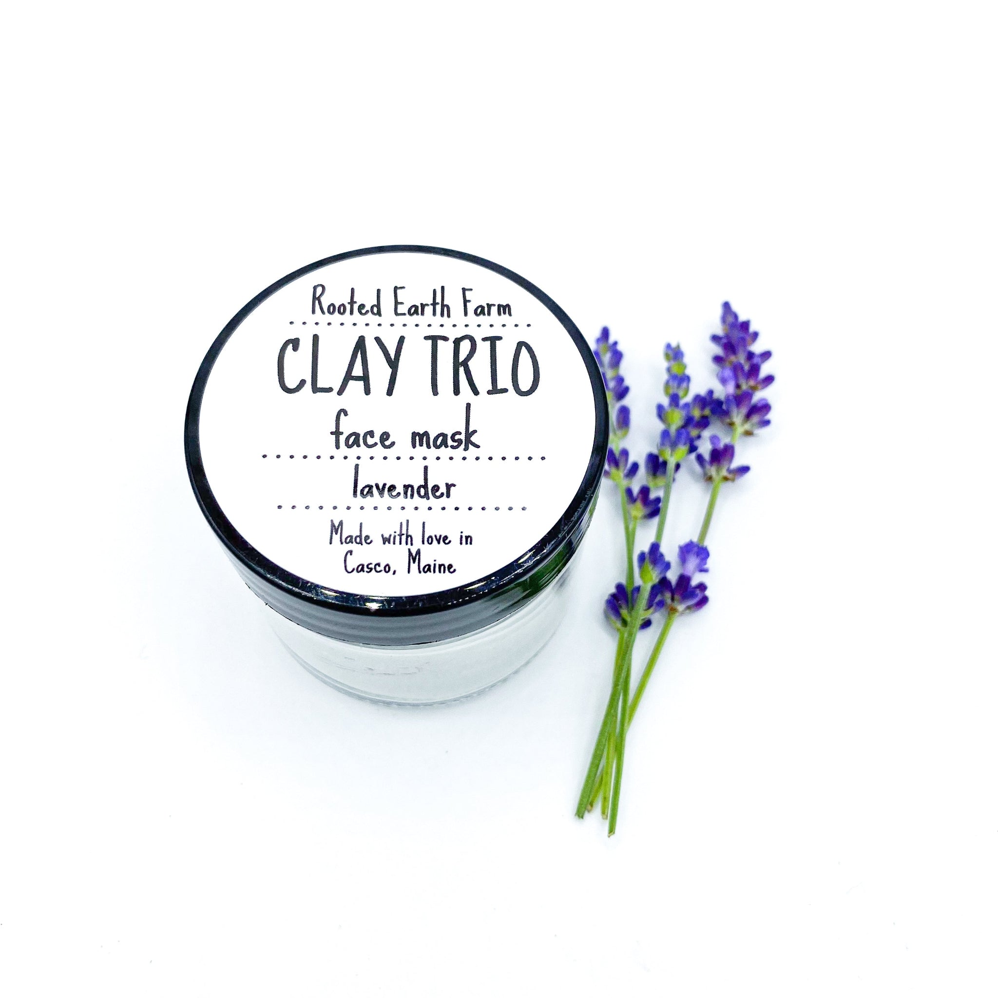 Lavender Clay Trio Face Mask – Rooted Earth Farm + Apothecary