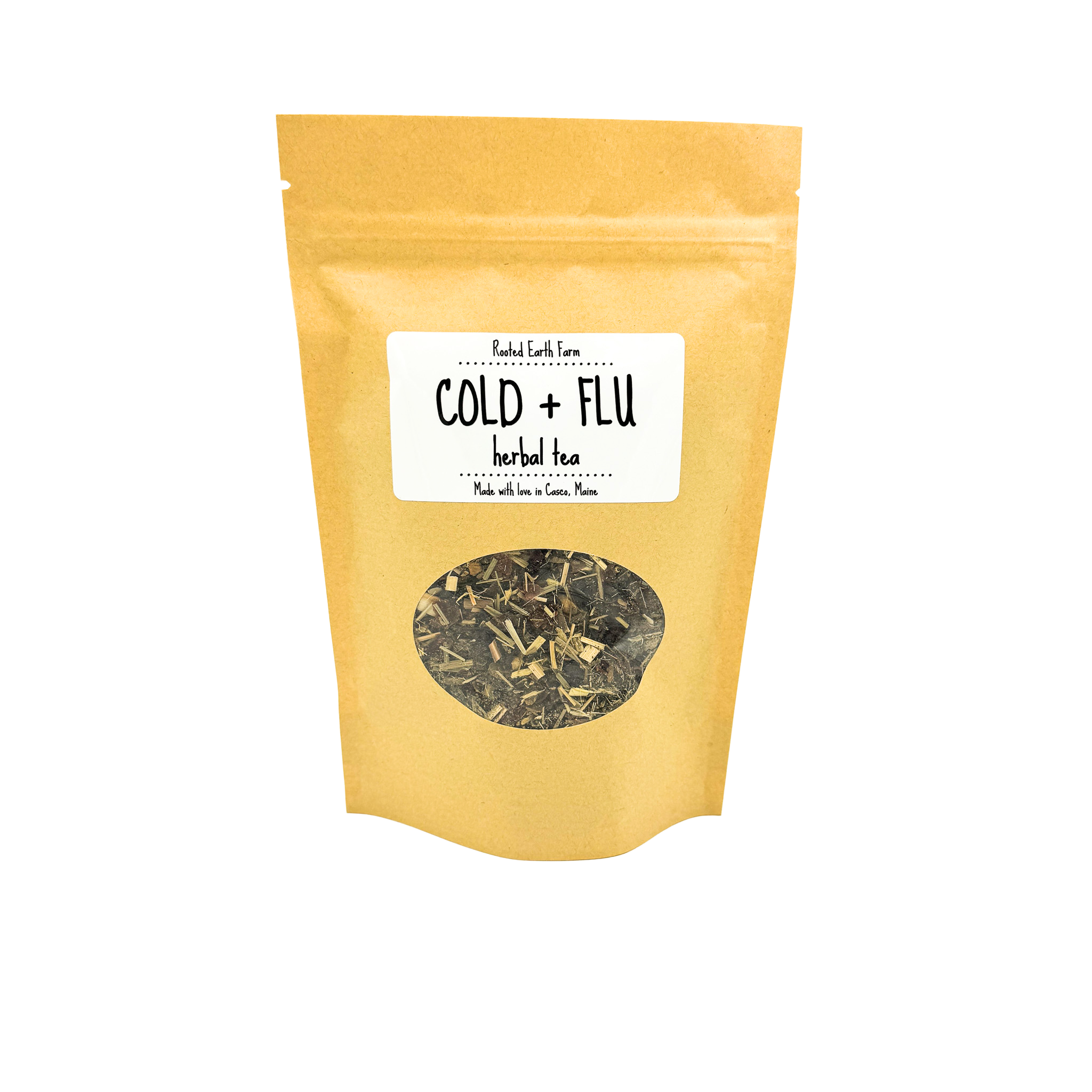 Cold + Flu Herbal Tea Pouch - Immune Support Tea – Rooted Earth Farm ...