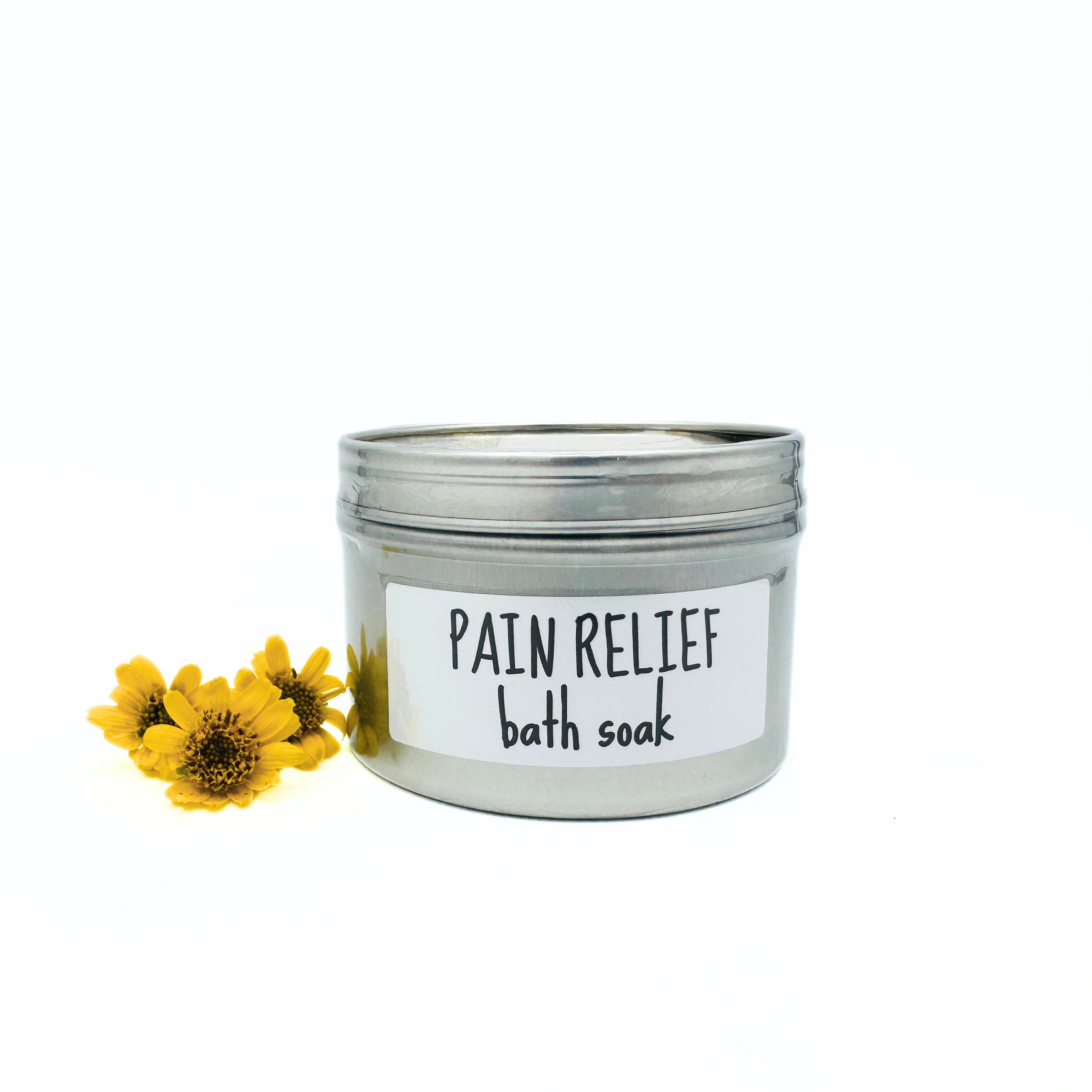 Pain Relief Bath Soak - Herbal Epsom Salt Soak – Rooted Earth Farm ...