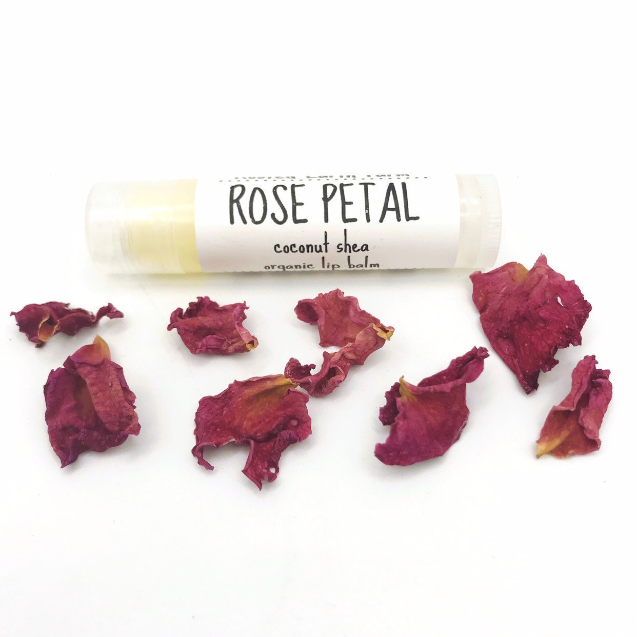 Rose Petal Lip Balm - Infused with Farm-Grown Roses – Rooted Earth Farm ...