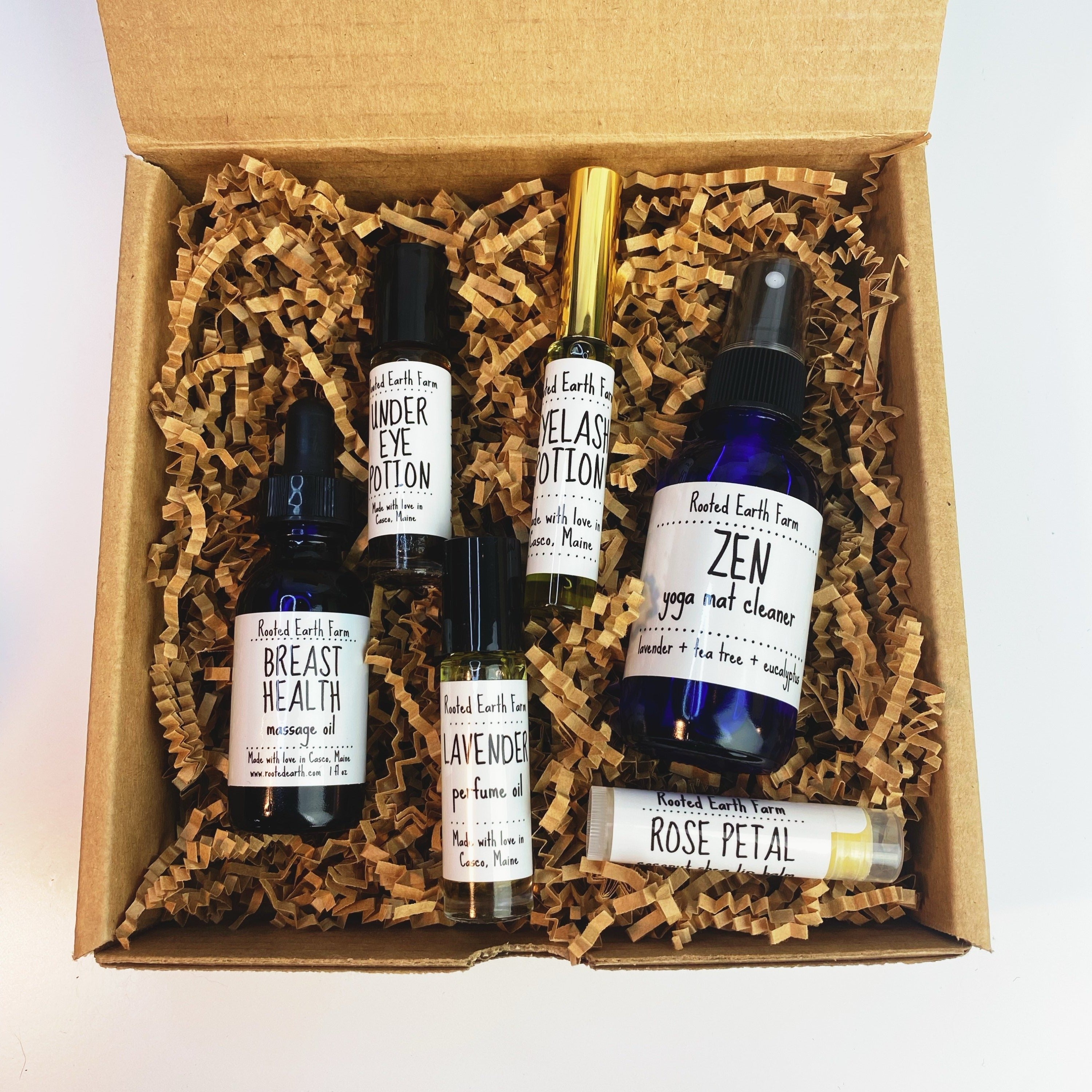Self Care Gift Set - Natural Skincare & Wellness Gift Box with Herbal ...